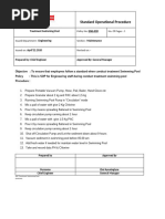 Pool Care Cheat Sheet | PDF | Water | Chemical Engineering