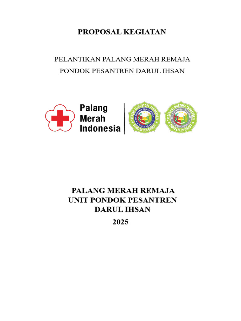 PROPOSAL KEGIATAN PELANTIKAN PMR (RIVISI) | PDF