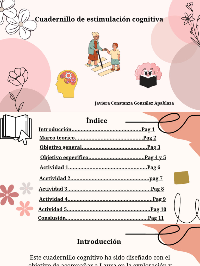 Cuadernillo de Estimulación Cognitiva | PDF | Memoria | Pensamiento