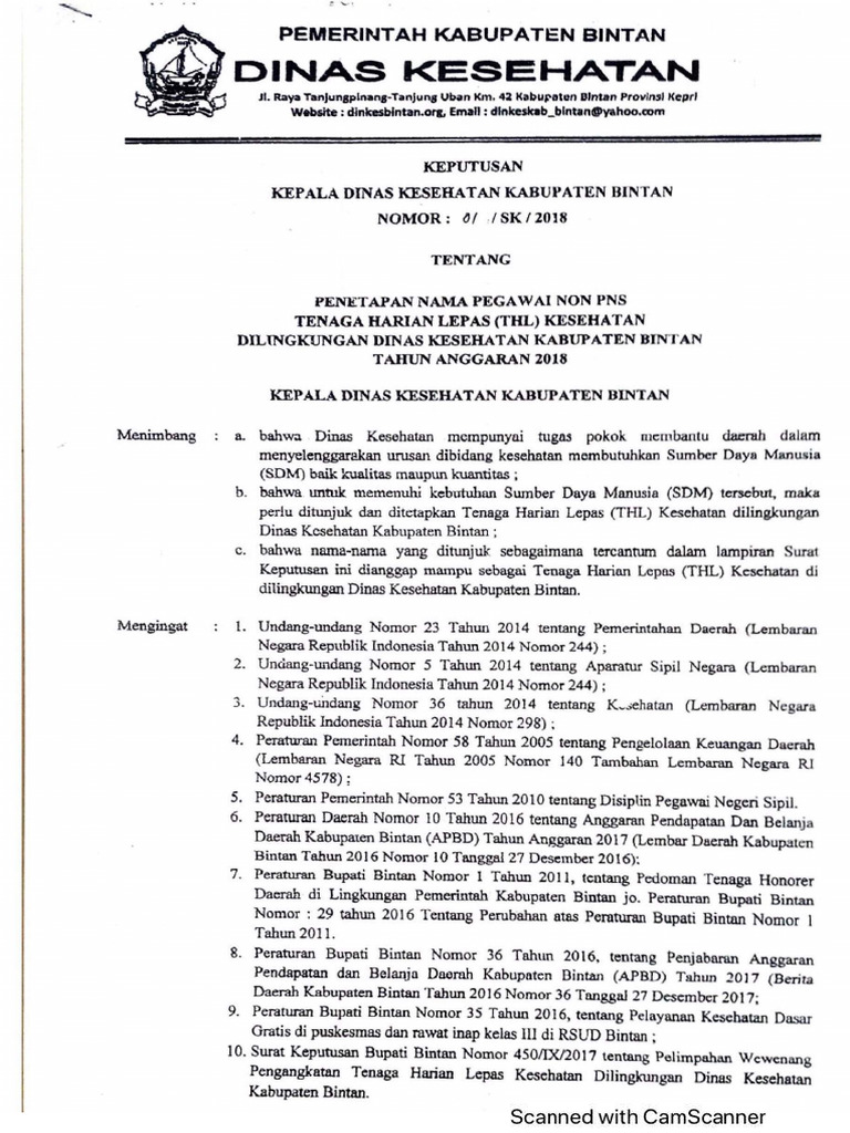 SK THL 2018 & 2022-Dikompresi | PDF