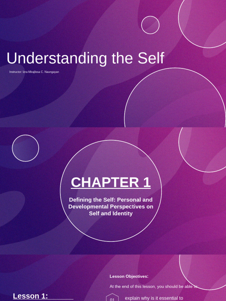 Understanding The Self | PDF | Soul | Philosophy Of Self