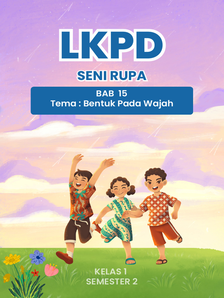 LKPD Seni Rupa: Bentuk Wajah Kelas 1 | PDF