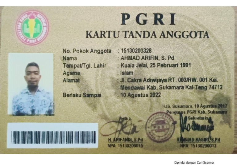 Pgri Ahmad Arifin | PDF
