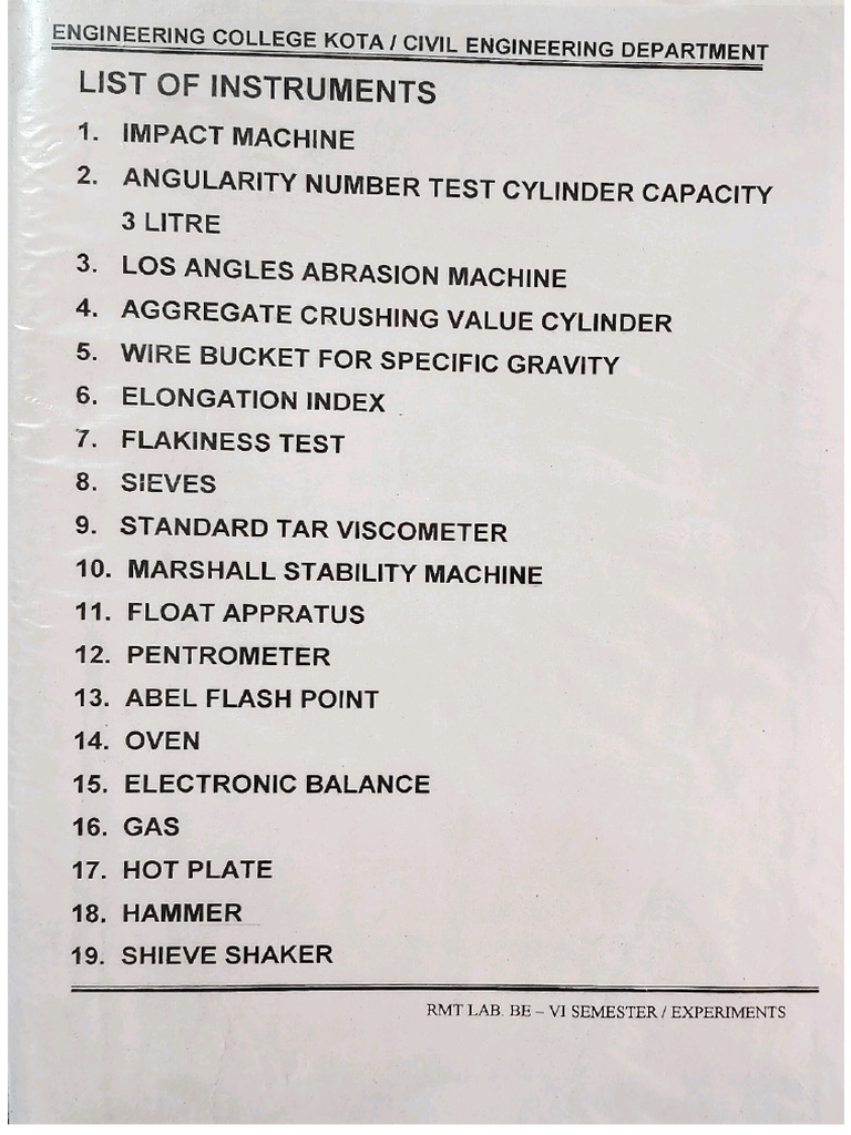 Material Testing Lab | PDF