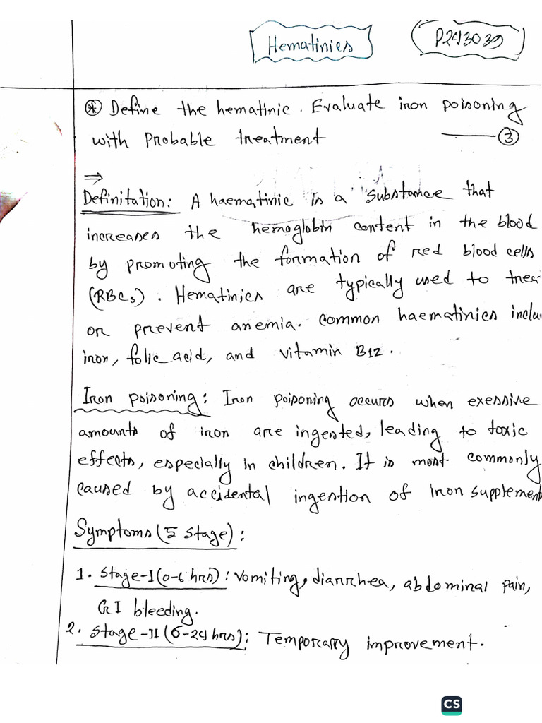 Hematinic (MID) | PDF