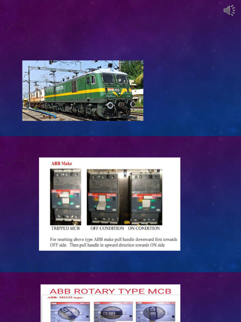 Types of MCBS in 3-Phase Locomotives | PDF