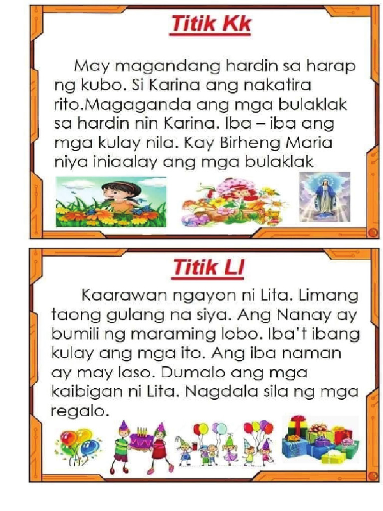 Grade 1 Babasahin | PDF