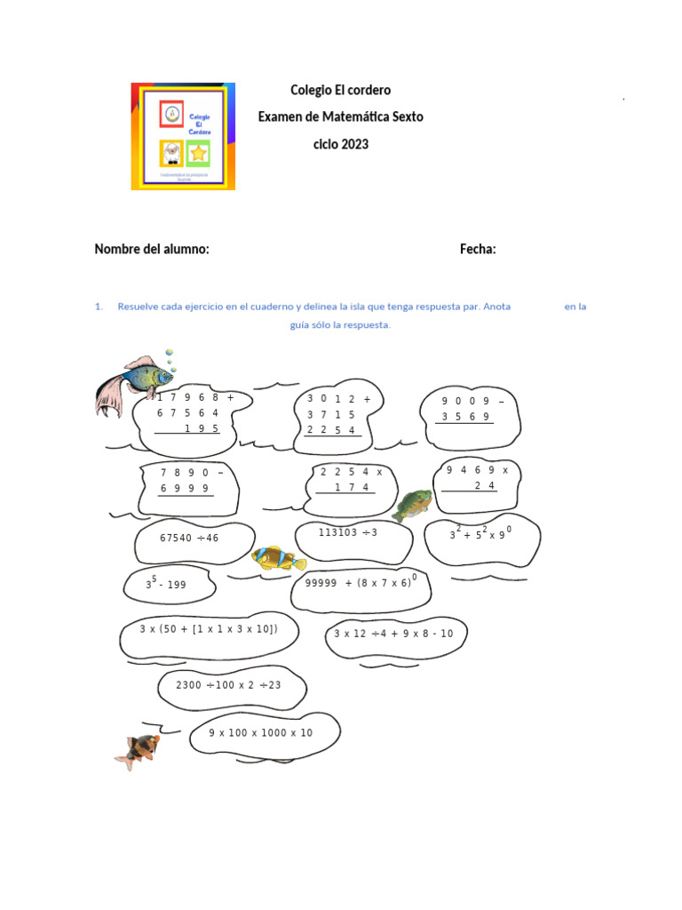 Exa - Primaria Segundo Bimestre | PDF | Geometría del plano euclidiano | Geometría Elemental
