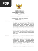 Dokumen RKP Desa Tahun 2026 | PDF