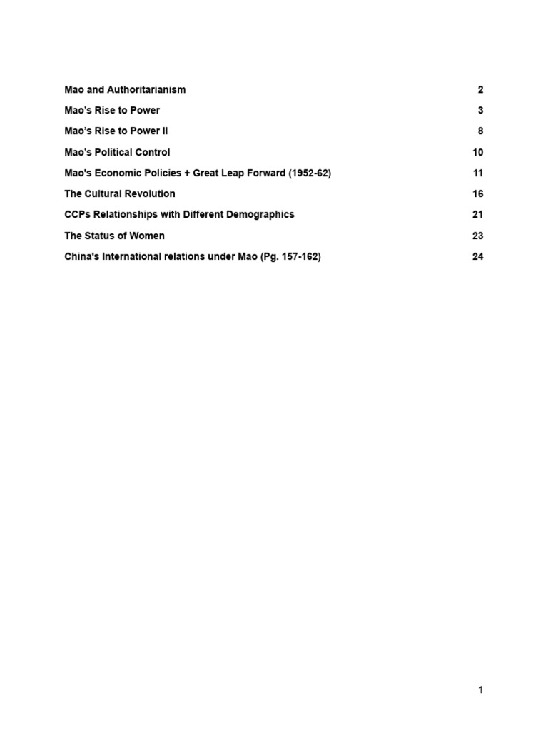- China (Mao) Compiled 资料 | PDF | Mao Zedong | Communism