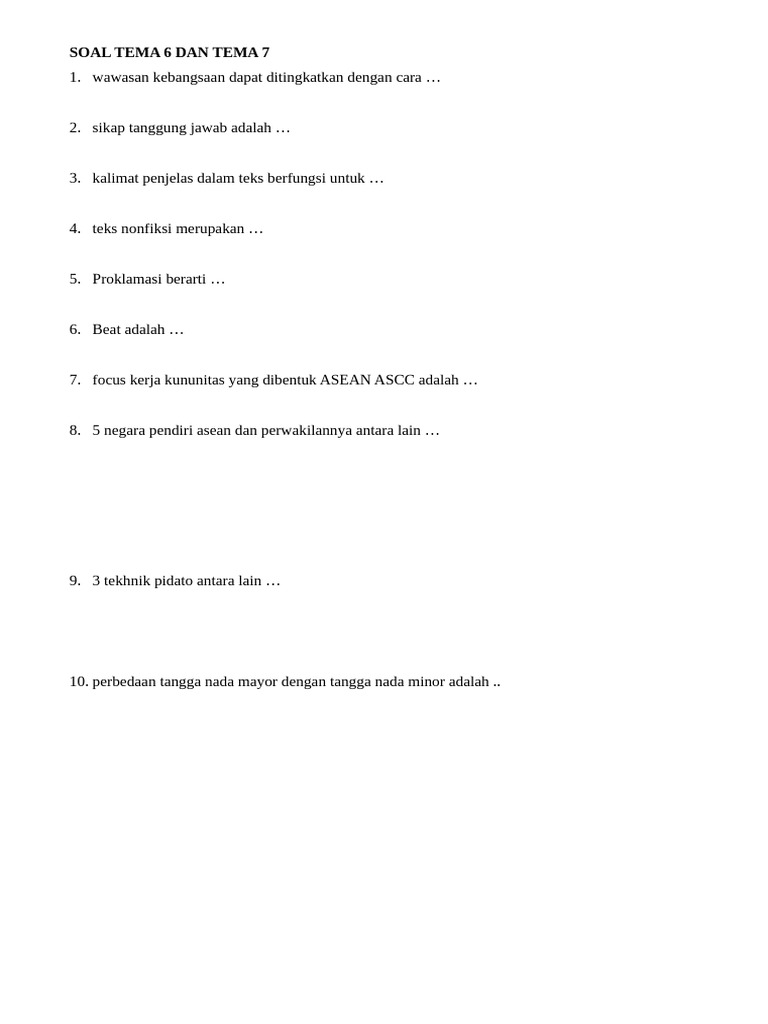 tema67 dan mat pts | PDF