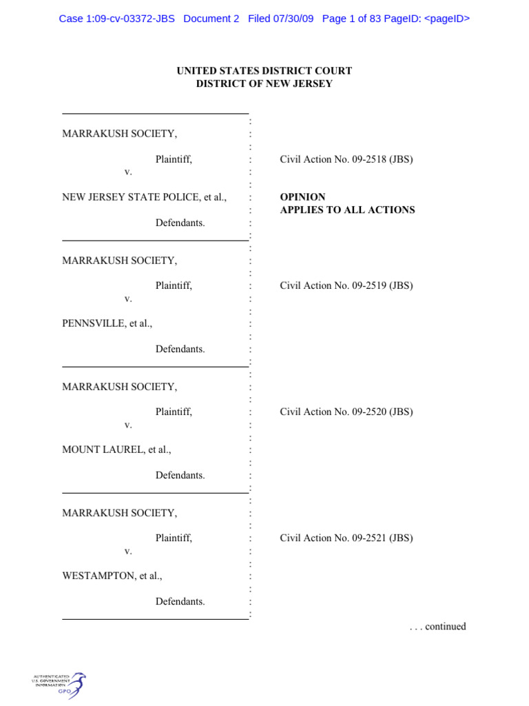 USCOURTS-njd-1_09-cv-03372-0 | PDF | Lawsuit | Complaint
