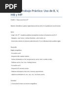 Reglas ortográficas: mb, mp, nv y nf | PDF