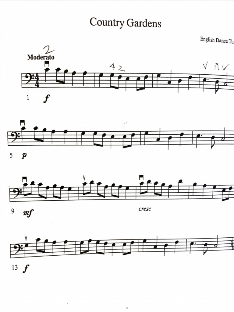 Country-gardens (for cello) | PDF