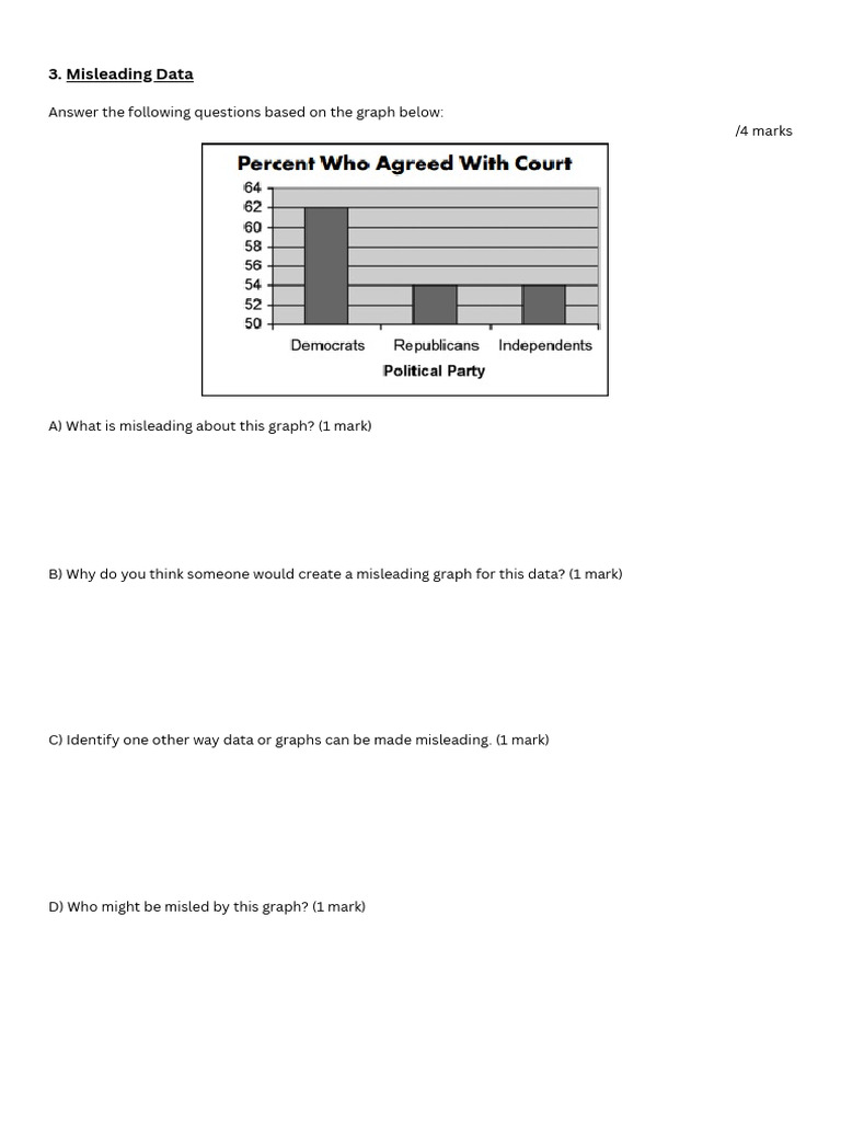 Understanding Misleading Data and Statistics | PDF