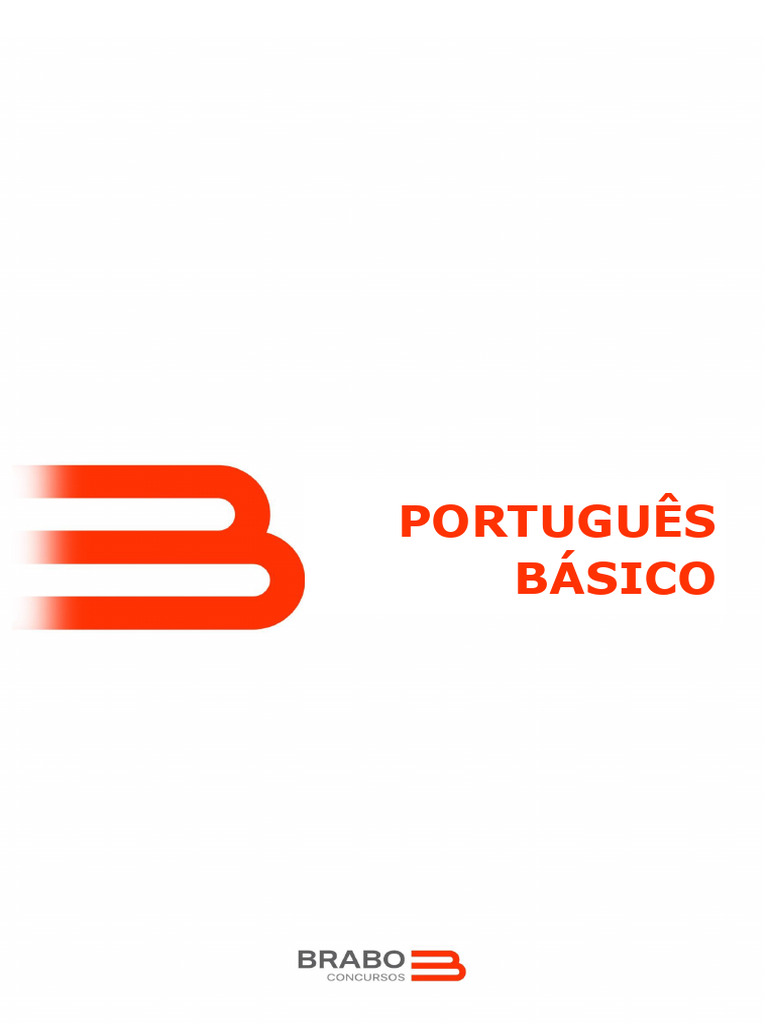 Português Básico - Brabo concursos - 2024 | PDF | Pronome | Substantivo
