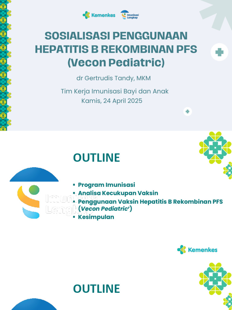 Sosialisasi Penggunaan HB0 Vecon - 24 April | PDF
