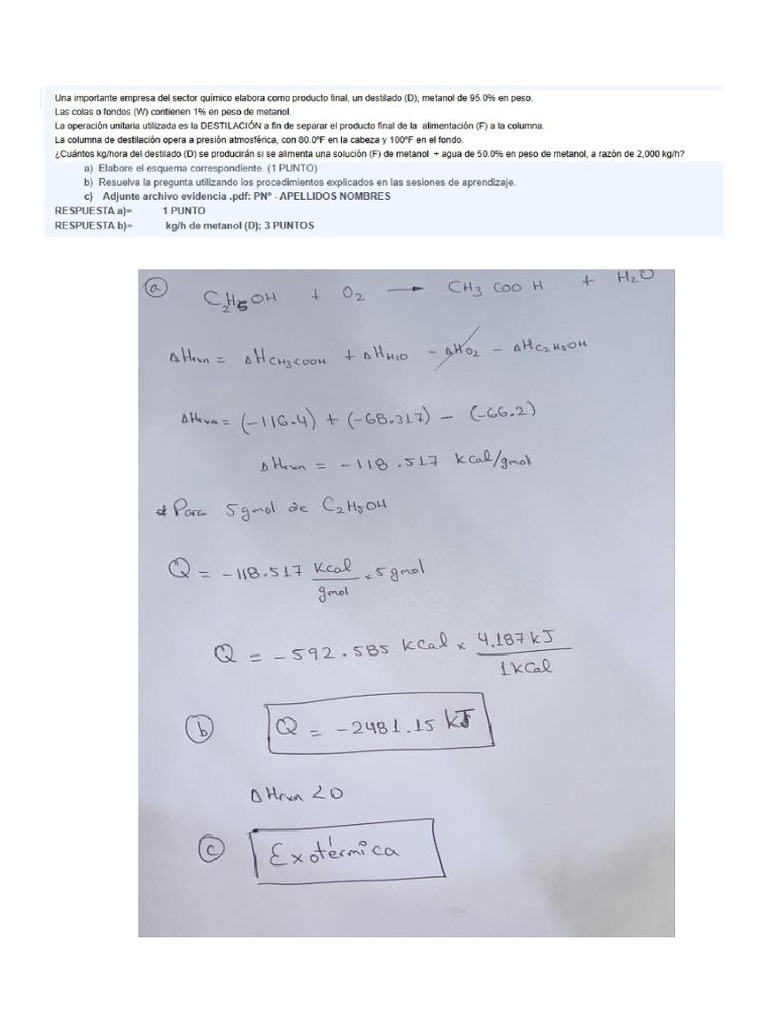 Operaciones Unitarias pc01 | PDF
