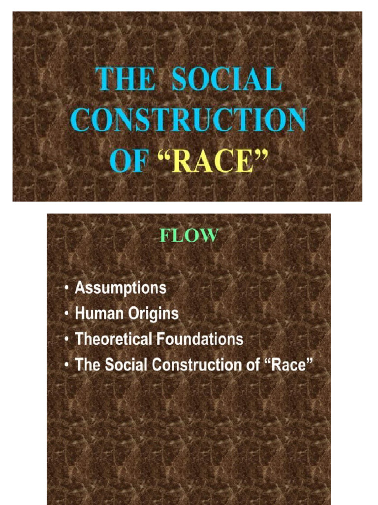 Social Construction of Race | PDF