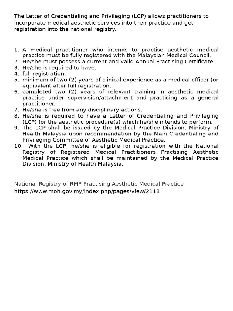 Requirement For LCP | PDF