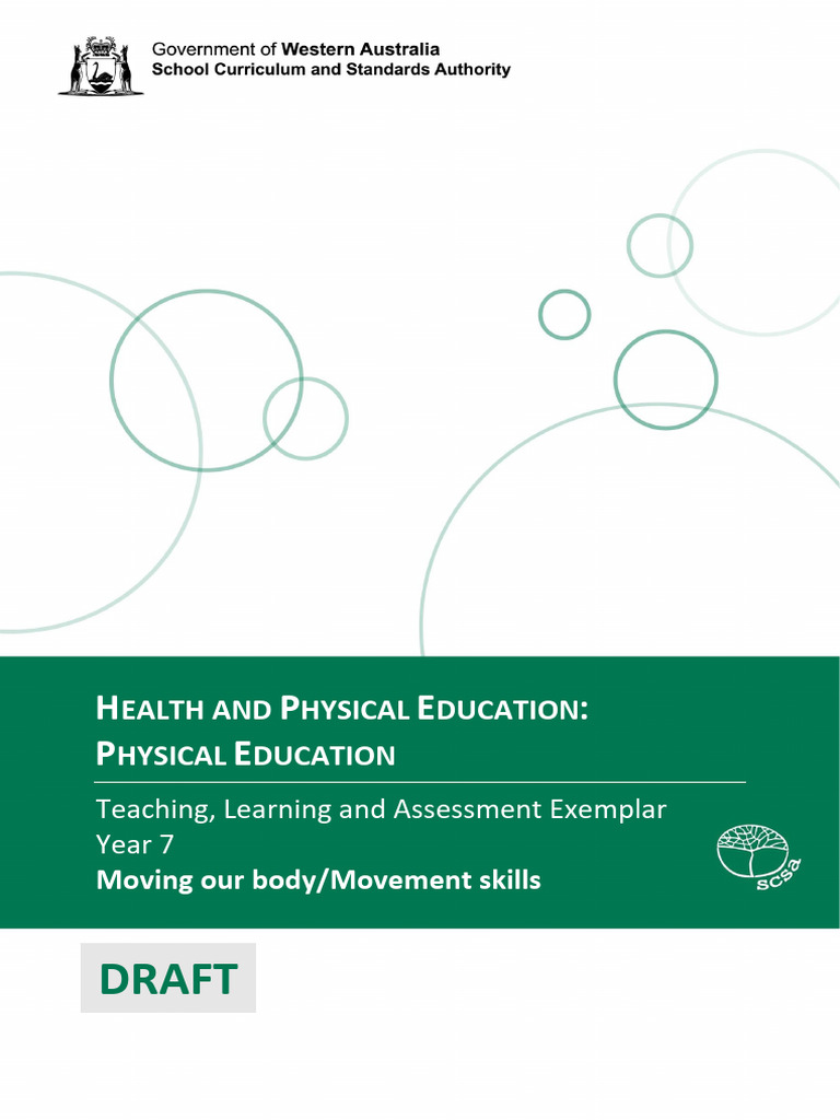 Health and Physical Education Physical Education Year 7 Moving Our Body ...