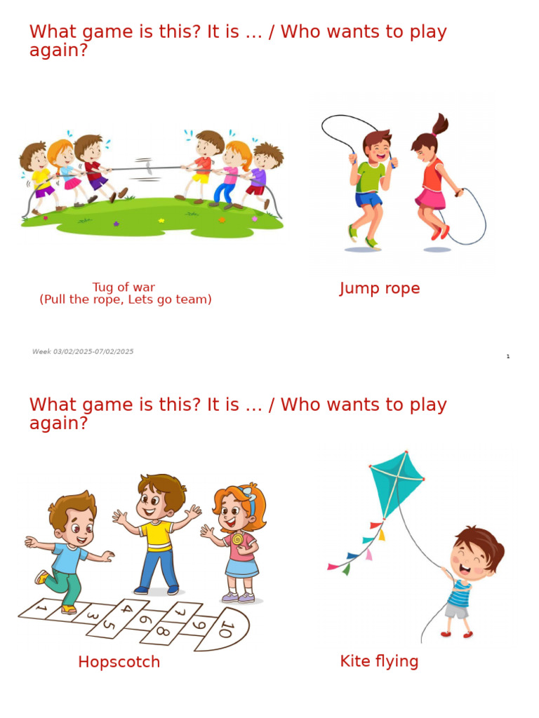 Traditional Folk Games Activities Guide | PDF