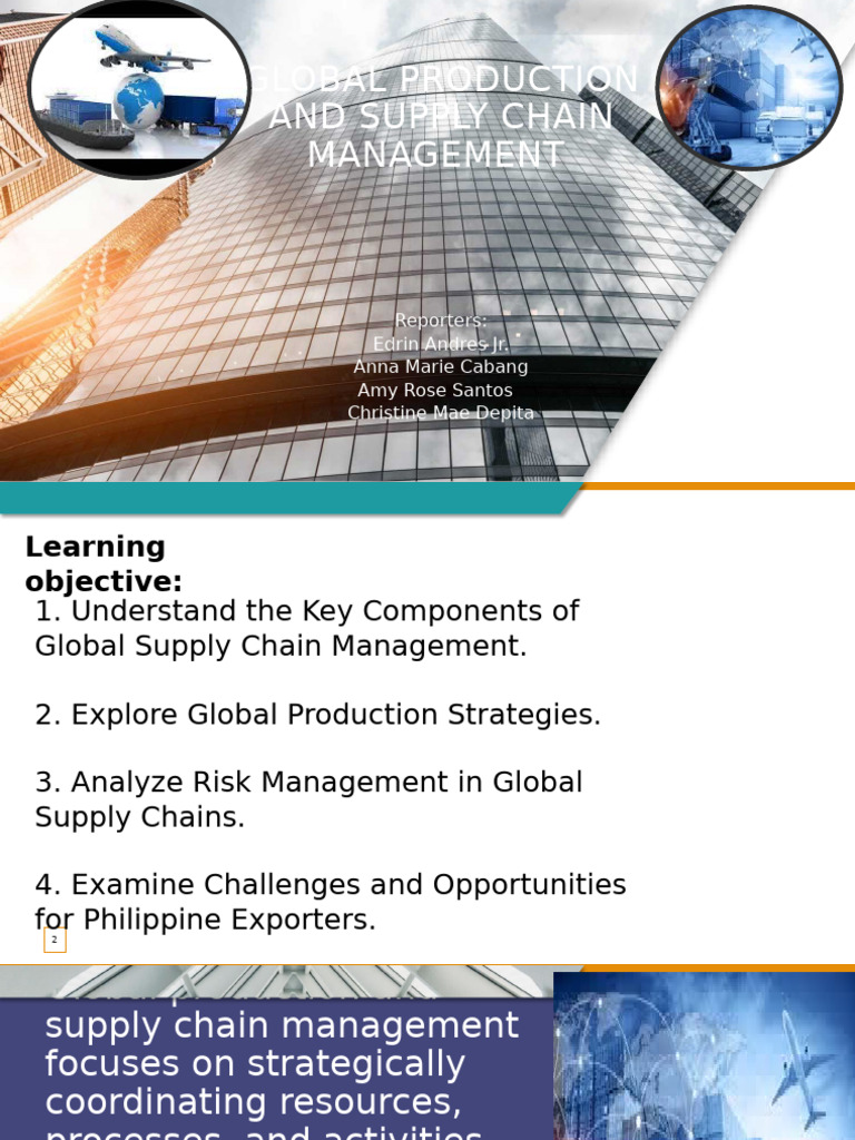 Week 6. Global Production and Supply Chain Management | PDF | Supply ...