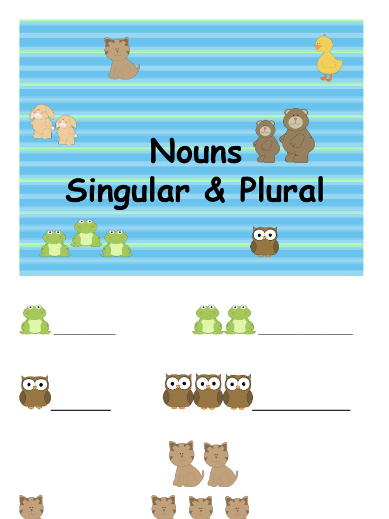 NounsSingularandPlural 1 | PDF