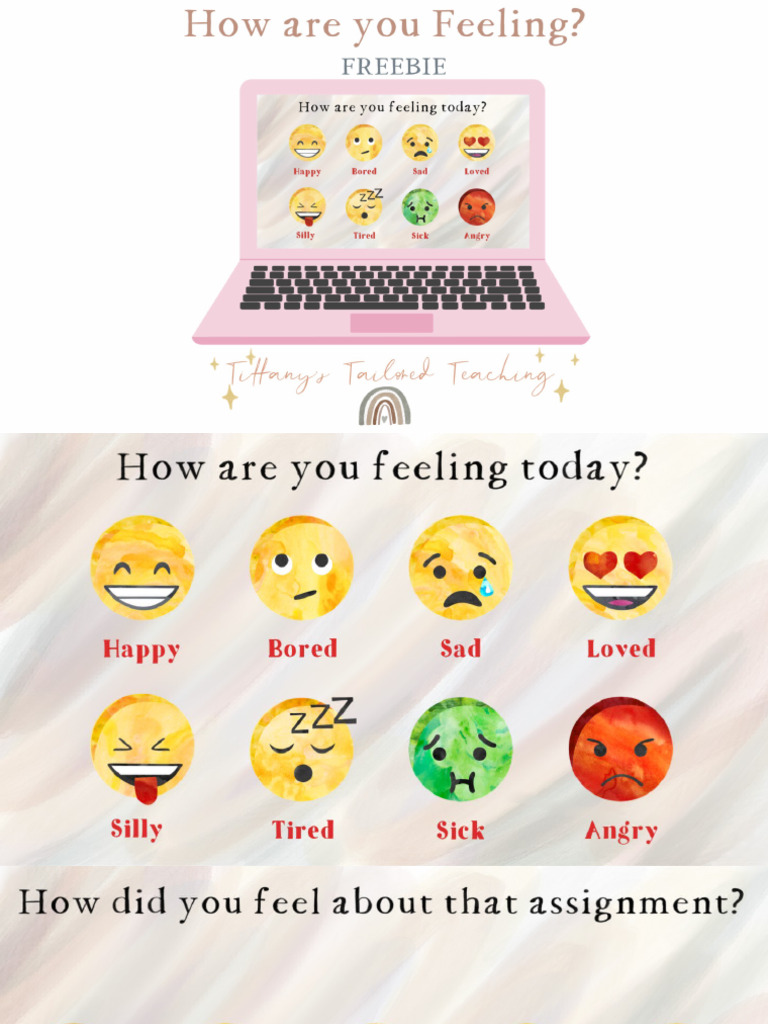 How Are You Feeling - Freebie | PDF