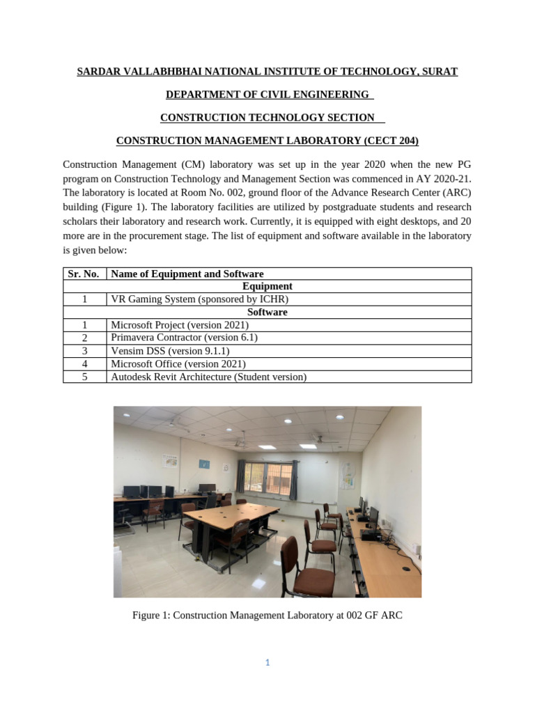 Construction Management Lab write up | PDF | Virtual Reality | Computing