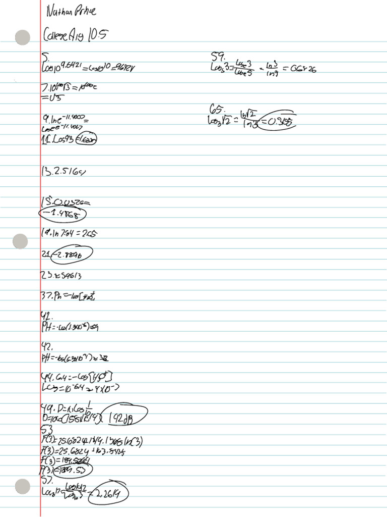 10.5 College Algebra | PDF