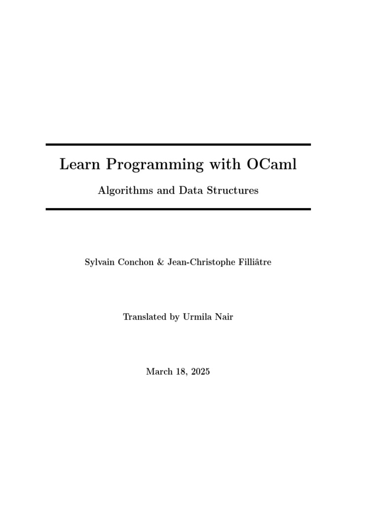 Ocaml | PDF | Boolean Data Type | Integer (Computer Science)