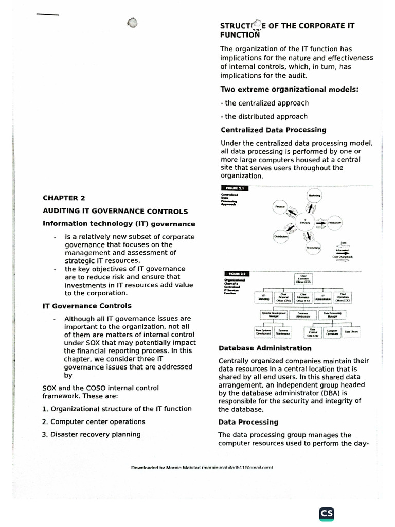 Audit For Cis Chapter 2 - 040706 | PDF