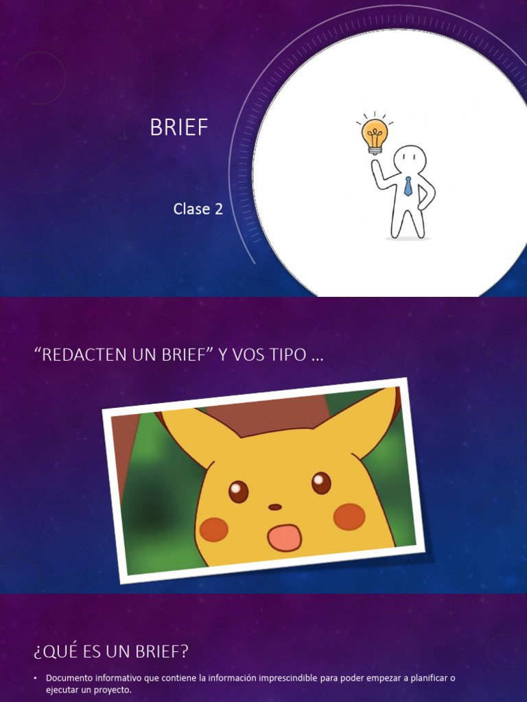 Clase de Brief Back Up | PDF | Presupuesto | Planificación