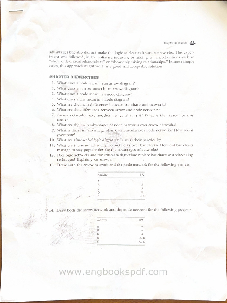 Chapter 3 Exercises | PDF