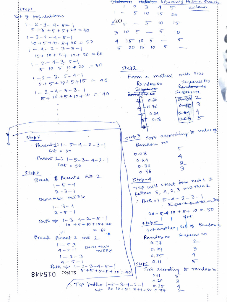 Travelling Salesman Using GA-see | PDF