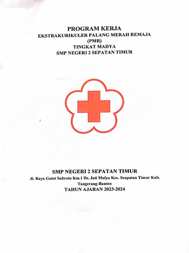 Program Kerja Ekskul PMR | PDF