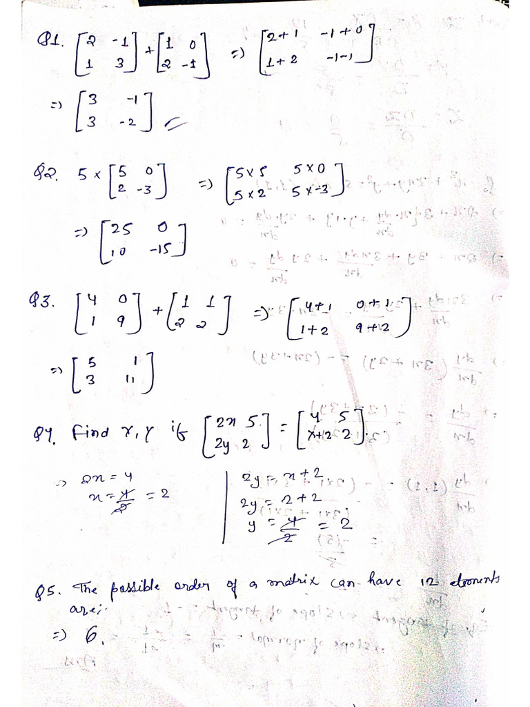 Maths Question Bank | PDF