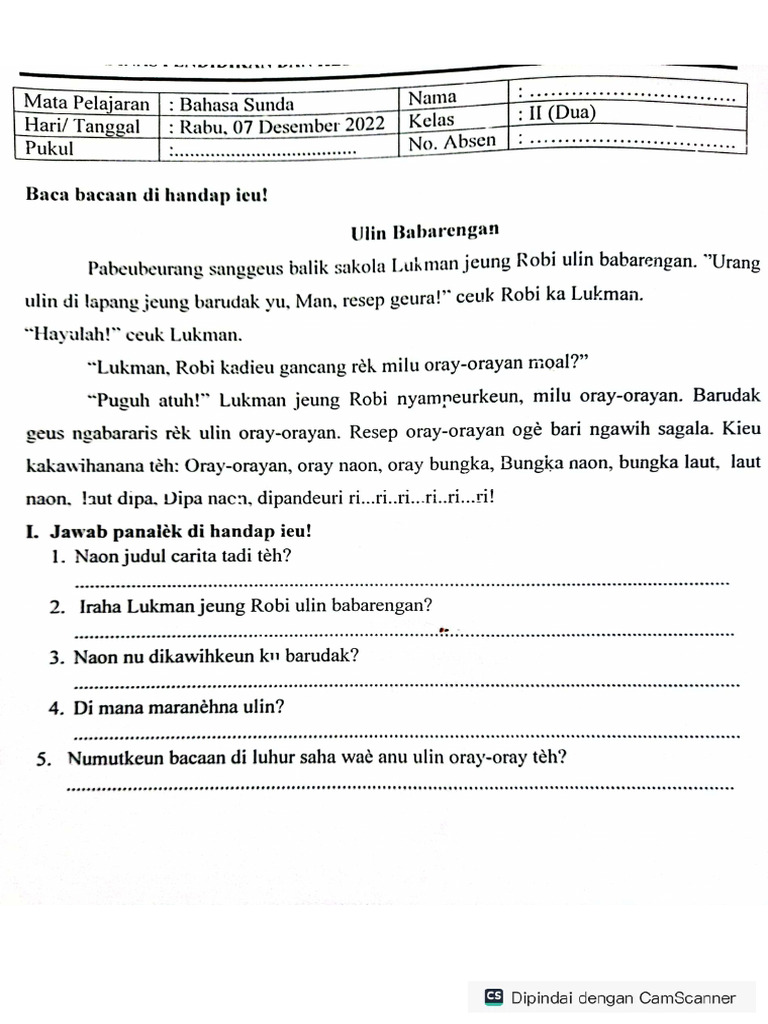 B. Sunda Kls 2 | PDF
