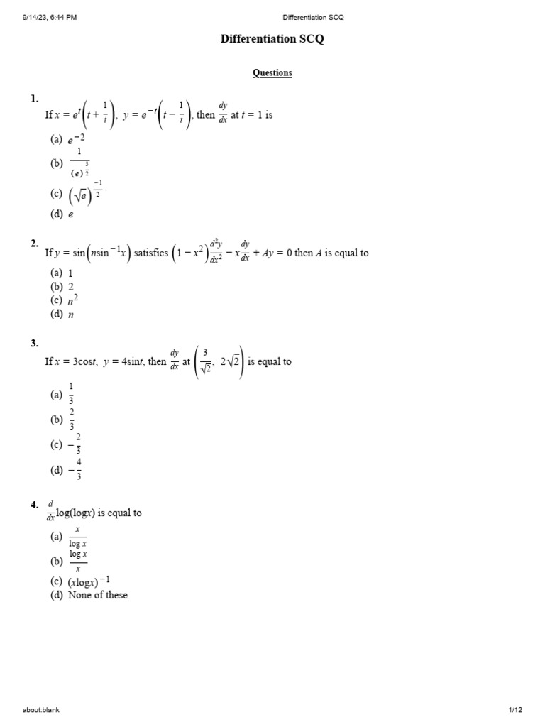 Differentiation SCQ 620ce2301c4cf56103220805 | PDF | American Musicians ...