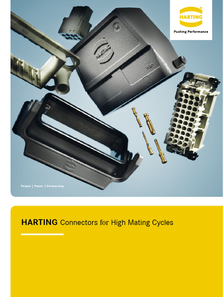 Harting: Connectors High Mating Cycles | PDF | Electrical Connector