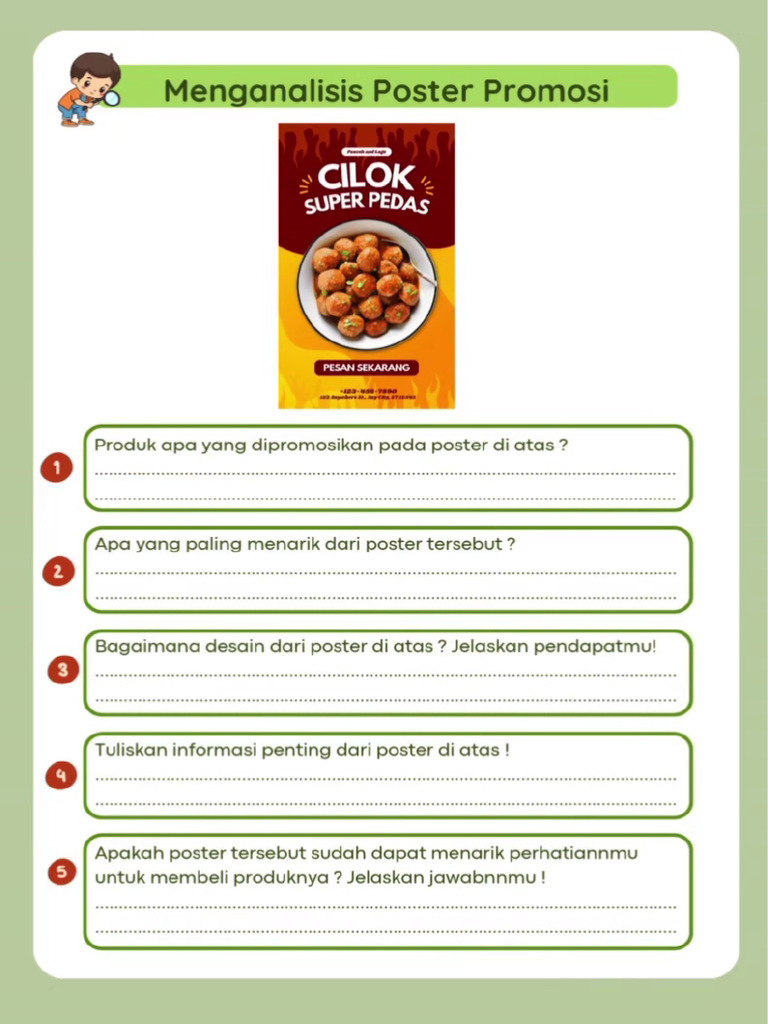 LKPD Kelas 3 Bahasa Indonesia Bab 5 Bola-Bola Cokelat 2 | PDF