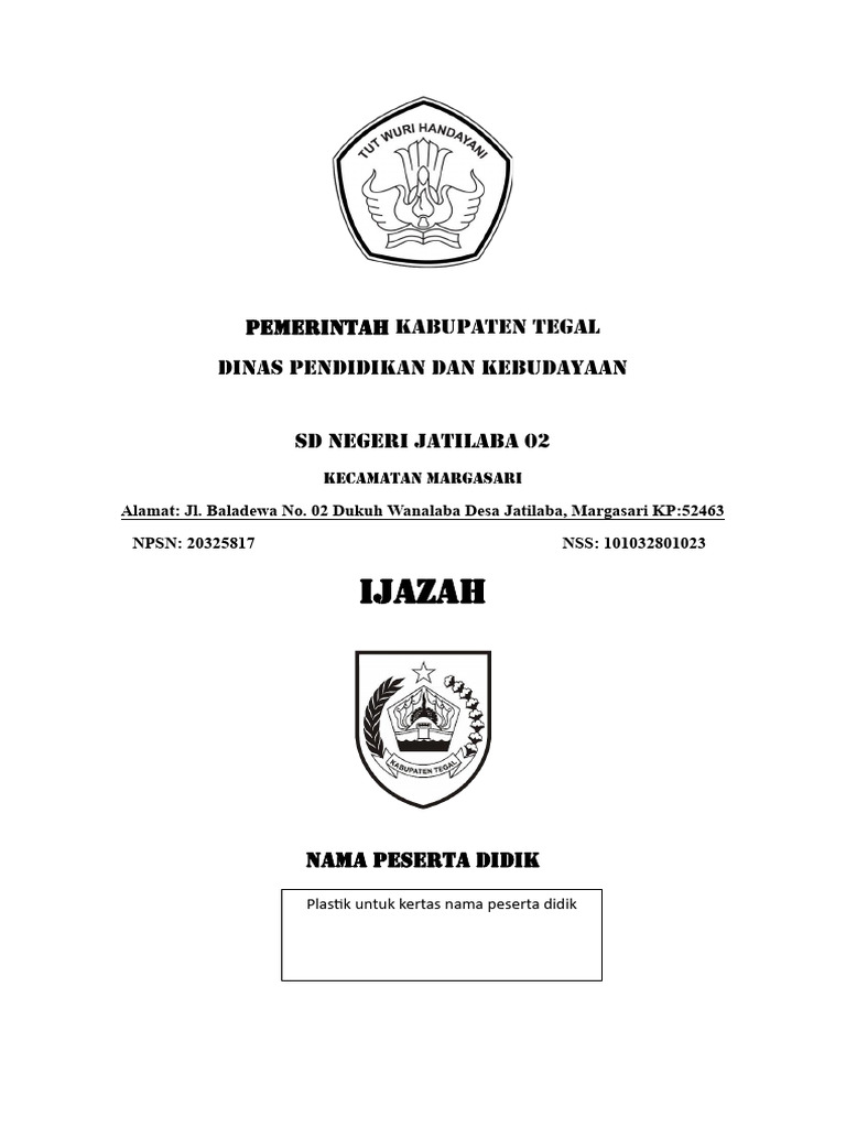 Contoh Sampul Ijazah | PDF
