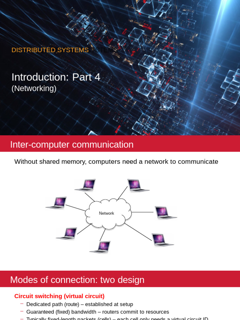 1-Lecture (4. Intro-Networking) | PDF | Internet Protocol Suite | Osi Model