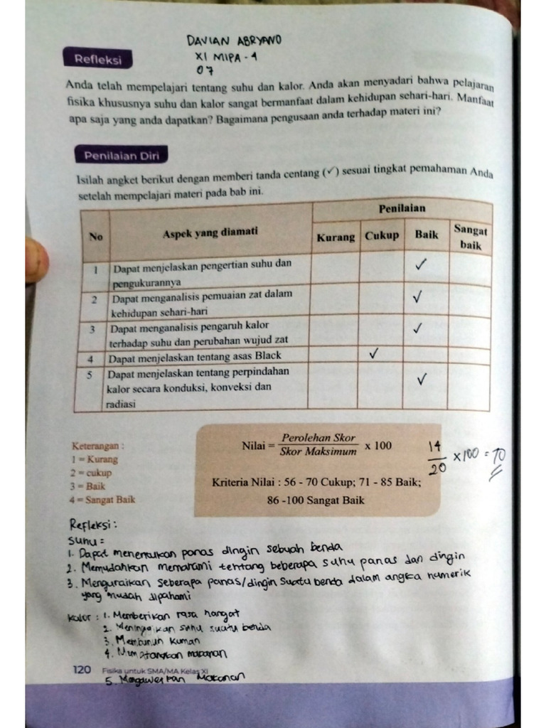 Fisika Davian Abryano Xi MIPA-4 | PDF
