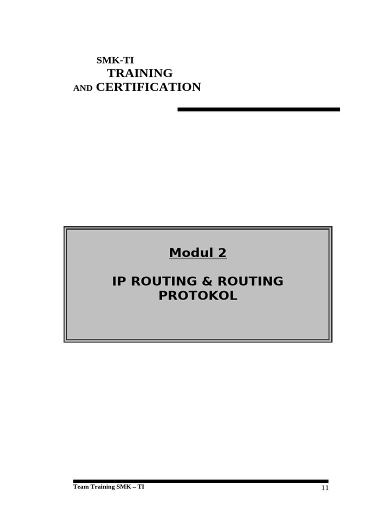 Modul 2 IP Routing | PDF