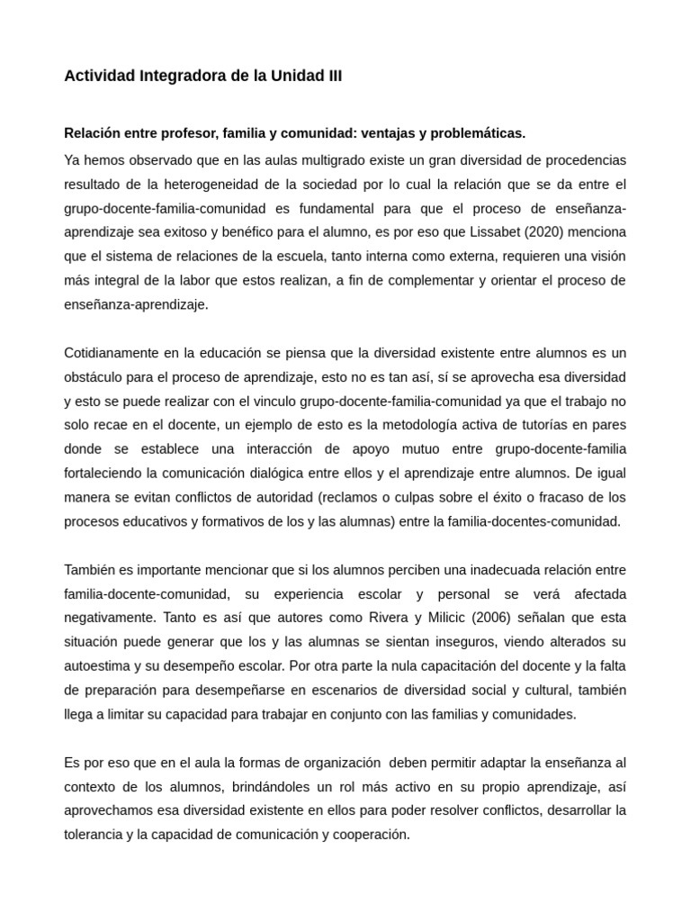 Aulas Multigrado | PDF | Enseñando | Aprendizaje