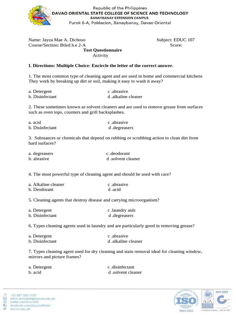 Task Designed - Educ 107 Final | PDF | Bed | Bedding
