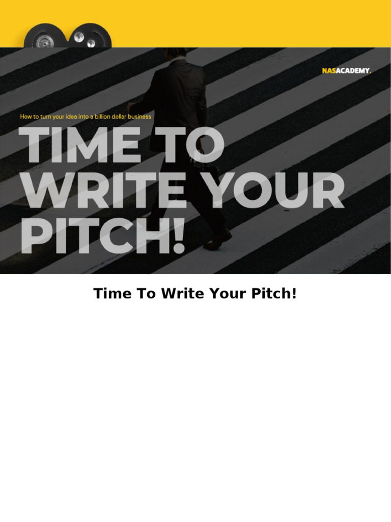 Template Pitch Document 2 | PDF