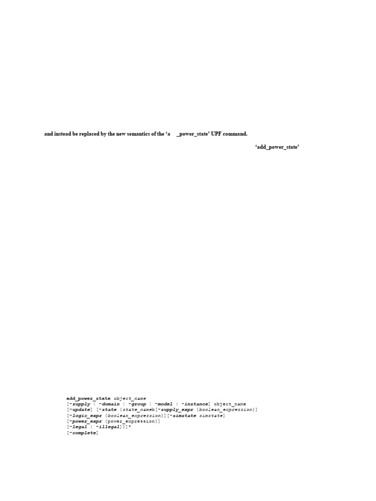 Free Yourself From The Tyranny of Power State Tables With Incrementally ...
